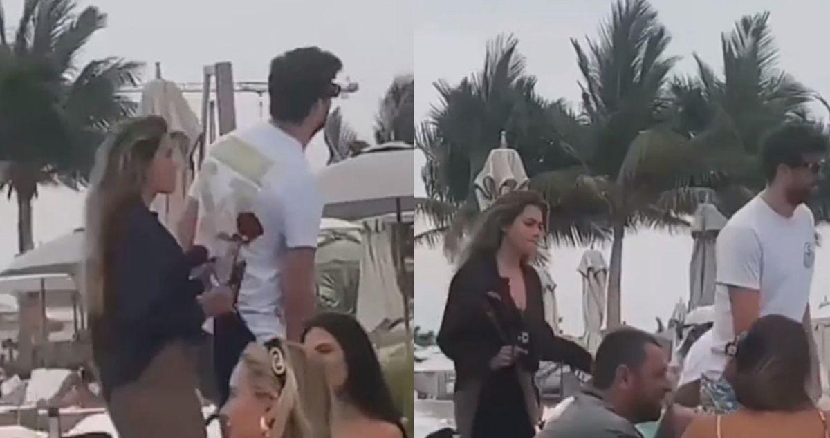 Gerard Piqué, enamorado y luciendo ‘piquetón’ en Abu Dabi